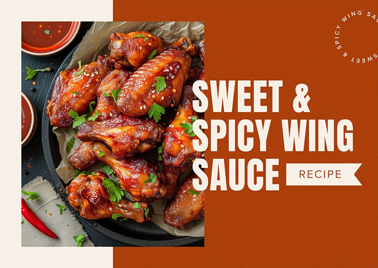 5 Minute Sweet & Spicy Wing Sauce Recipe