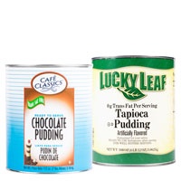 Bulk Pudding: Canned Pudding & Fresh Pudding