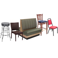 Restaurant Chairs, Booths, & Stools: Shop Commercial Seating