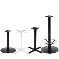 Restaurant Table Bases: Standard, Counter, & Bar Height