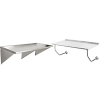 Stainless Steel Wall-Mount Work Tables