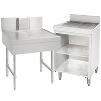 Underbar Drainboard Units - WebstaurantStore