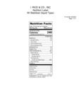 I. Rice 1 Gallon Stabaleez Water Ice Liquid Stabilizer - 4/Case