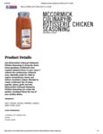 McCormick Rotisserie Chicken Seasoning in Bulk - 6.5 lb.