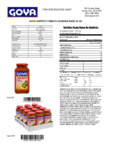 Goya Sofrito Tomato Cooking Base: 24 oz. (12/Case)
