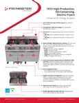 Frymaster 31814EF Oil Conserving 180 lb. Electric 3 Unit Floor Fryer ...