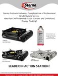 Sterno 50178 1-Burner Stainless Steel Butane Countertop Range ...