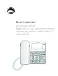 AT&T CL4940 White 1 Line Corded Speakerphone with Digital Answering ...