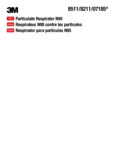 3M 8211 N95 Particulate Respirator with Cool Flow Valve and Foam Face ...