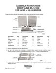 Hobart TABLEHW-HL2012 27" x 32" Mixer Table