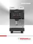 Nuova Simonelli ProntoBar Touch 1-Step Super Automatic Espresso Machine ...