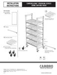 Cambro CPMU243675DDPKG Camshelving® Premium Series Dome Drying Rack ...
