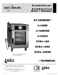 Alto-Shaam CTX4-10EVH Combitherm CT Express Electric Boiler-Free 5 Pan ...