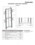 Magliner MBT1621 18" x 60" Motorized U-Boat Utility Cart with 9 ...