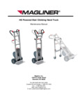 Magliner HDL360U Heavy-Duty Powered Stair Climbing Hand Truck with ...