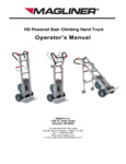 Magliner HDL360U Heavy-Duty Powered Stair Climbing Hand Truck with ...