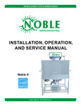 Noble Warewashing II Double Rack Low Temperature Dishwasher - 115V
