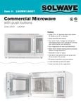 Solwave 1800W Stackable Commercial Microwave with Large 1.2 cu. ft ...