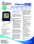 Comark RF312-TP Diligence WiFi Temperature Data Logger with Thermistor Probe and 39" Cable