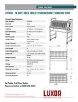 Luxor LOTM16 16 Tablet / Chromebook Open Charging Cart