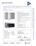 Manitowoc SYF3000C QuietQube 48" Remote Condenser Half Size Cube Ice ...