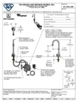 T&S EC-3100-LMV Vandal Resistant Chrome Plated Brass Hands-Free Sensor ...