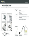 Boska 520060 Mozzarella Cheese Cutter