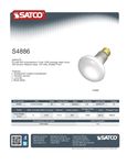Satco S4886 50 Watt Frosted Shatterproof Finish Incandescent Rough ...