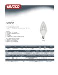 Satco S8952 4.5 Watt (40 Watt Equivalent) Clear Warm White LED Light ...