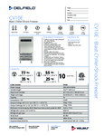 Delfield CV10E 33" Self-Contained Blast Chiller / Shock Freezer - 77 lb ...