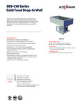 Alto-Shaam 300-CW 3 Pan Refrigerated Drop-In Cold Food Well