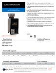 Bunn 44400.0100 Sure Immersion Black Single Cup Coffee Brewer - 120V, 1800W