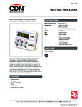 CDN TM8 Multi-Task Digital 24 Hour Kitchen Timer with Clock