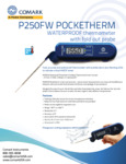 Comark P250FW Pocketherm HACCP 4 1/3" Waterproof Folding Thermocouple ...