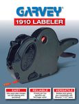 Garvey I1910-08056 1910 Series I1910-8 #1856 1-Line Labeler