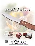 Walco 660537 Utica II 5 1/16" Customizable Stainless Steel Steak Knife ...