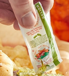 Relish 9 Gram Portion Packets - 200/Case