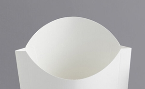 Choice 5.5 oz. Medium White Paper Scoop / Tray - 1000/Case