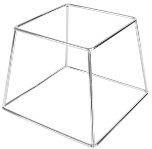Choice 7" Square Stainless Steel Metal Display Stand