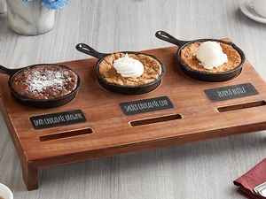 Valor Appetizer / Dessert Sampler with (3) 5" Mini Cast Iron Skillets ...