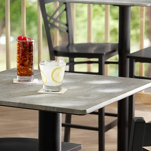 Lancaster Table & Seating Excalibur 36" x 36" Square Table Top with ...