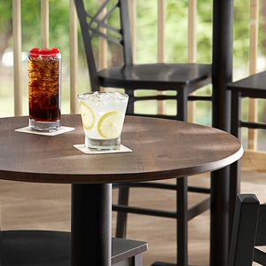 Lancaster Table & Seating Excalibur 36" Round Table Top with Textured ...