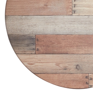 Lancaster Table & Seating Excalibur 36" Round Table Top with Textured ...