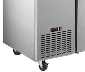 Avantco APPT-49-HC 49" 1 Door Refrigerated Pizza Prep Table