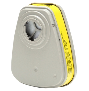 3M 6003 Yellow Organic Vapor / Acid Gas Cartridge - 2/Pack