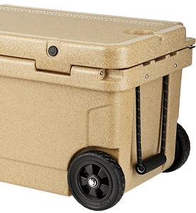 CaterGator CG45SPBW Beige 45 Qt. Mobile Rotomolded Extreme Outdoor ...