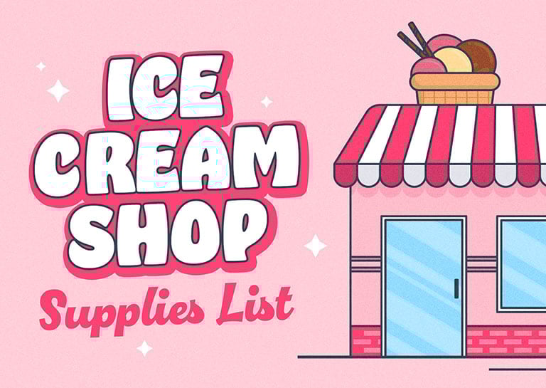 Ice Cream Shop Supplies & Equipment List - WebstaurantStore