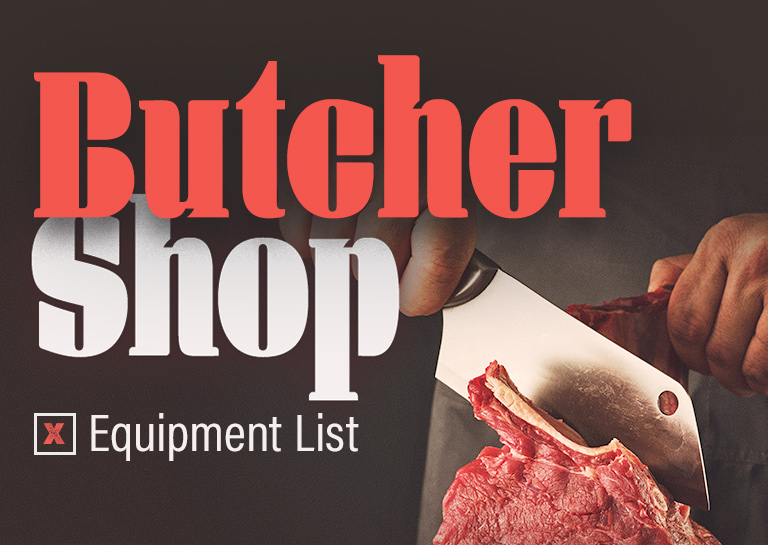 Butcher Shop Equipment & Supplies Checklist