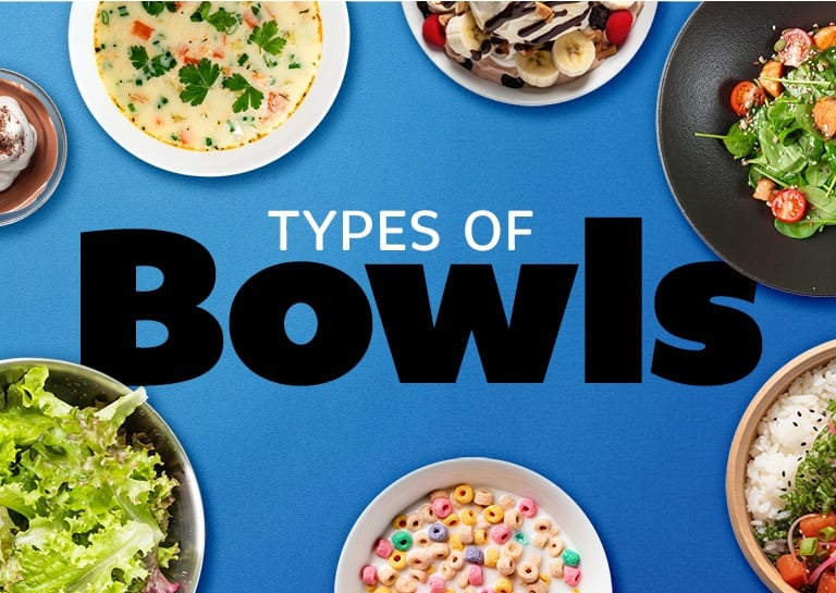 Types of Bowls: Materials, Shapes, Uses, & More