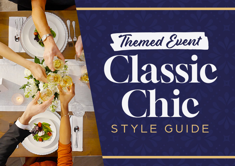 How to Style a Classic Chic Event